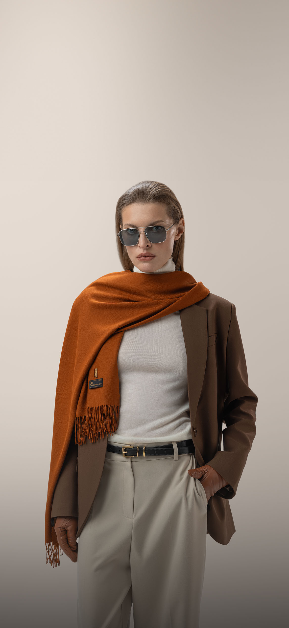 Buy Vicuña wool stole HC801 BORK in Dubai, UAE - BORK - Official Online Boutique